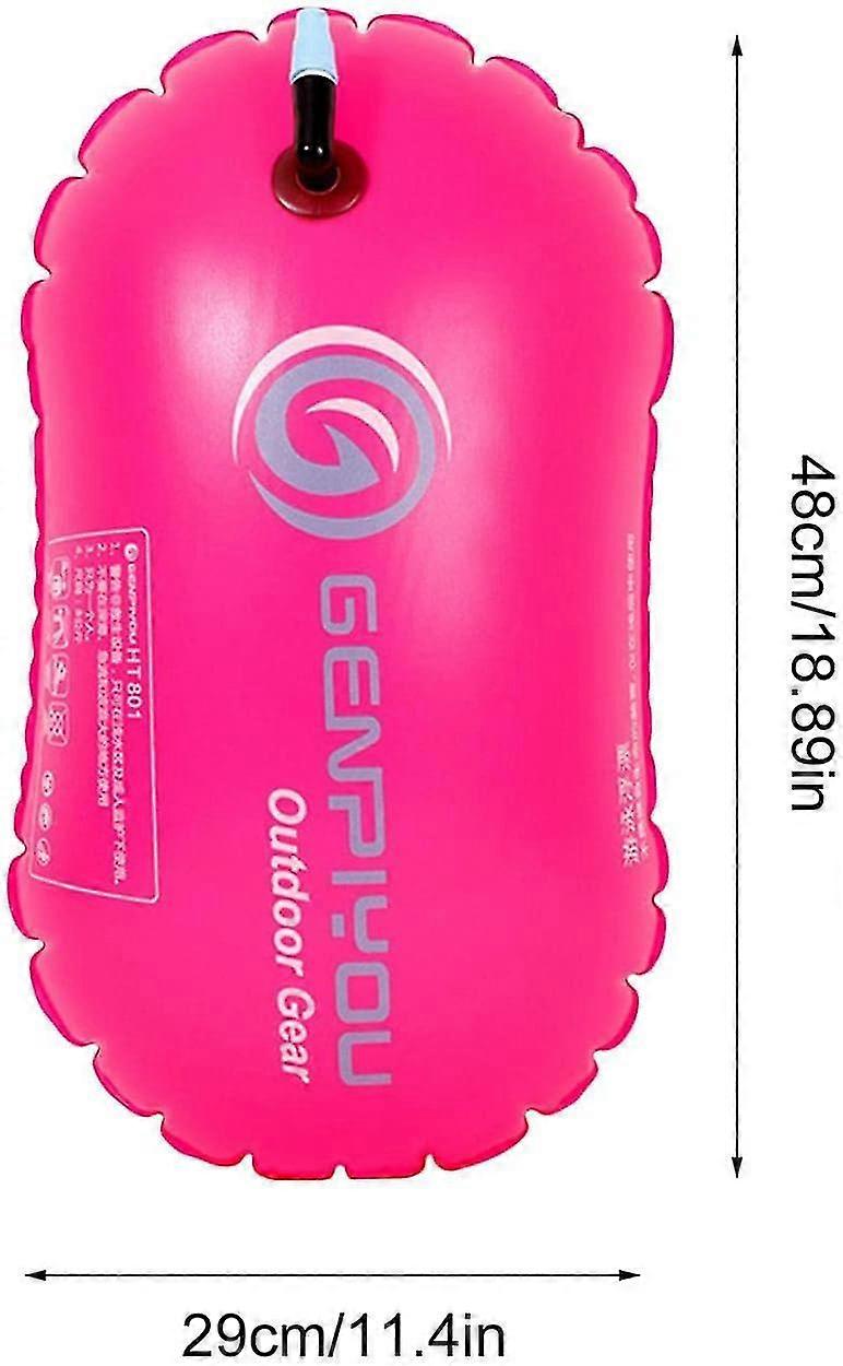 Swim Buoy Waterproof Inflatable Dry Bag, Safety Float Highly Visible ...