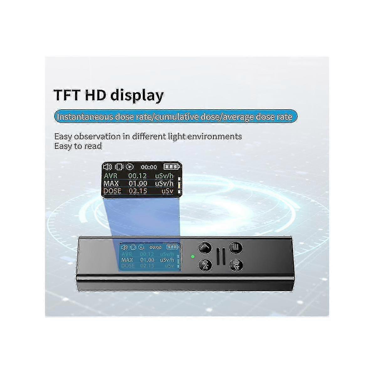 Nuclear Radiation Detector Geiger Counter Radioactive Marble Ionization ...