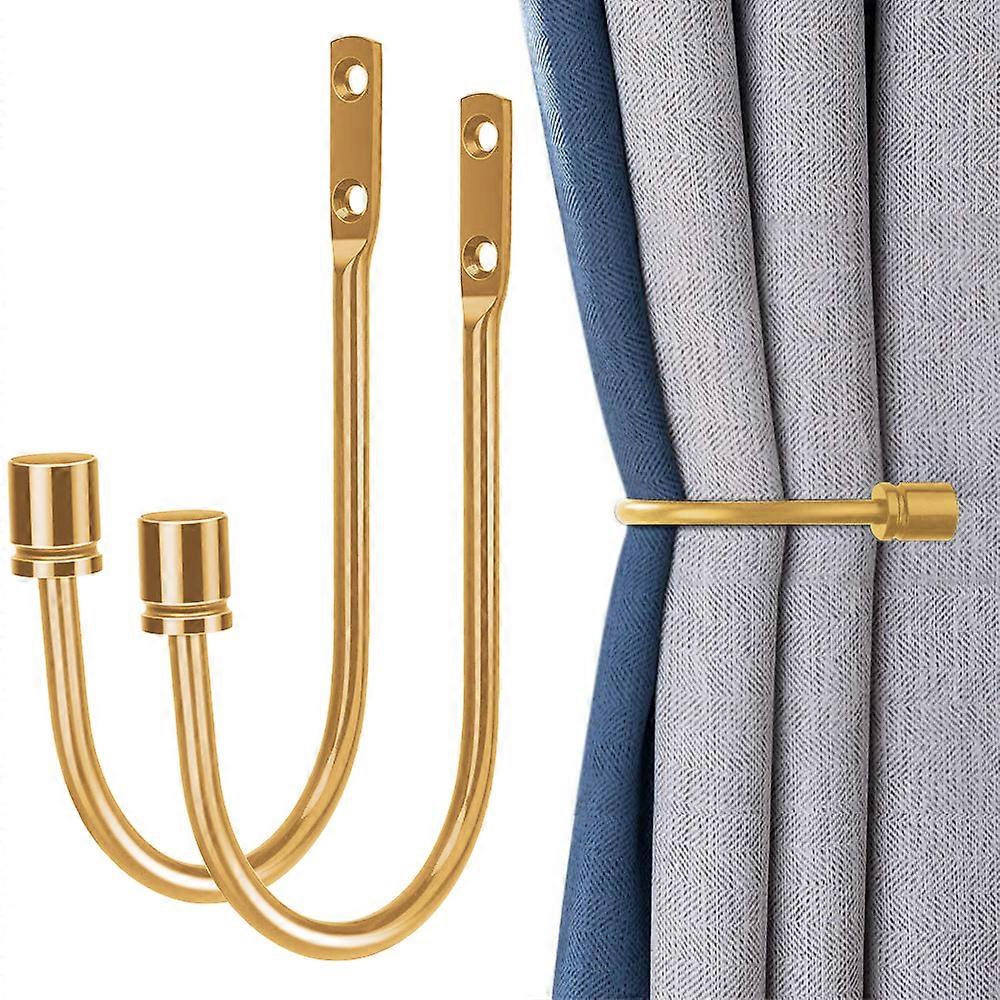 2 Pcs Metal Curtain Holdbacks Decorative Wall Mounted Drapery Tiebacks ...