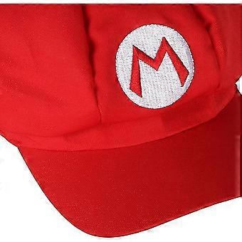 Set of 2 Super Mario Hats - Mario and Luigi Caps Red and Green Video ...