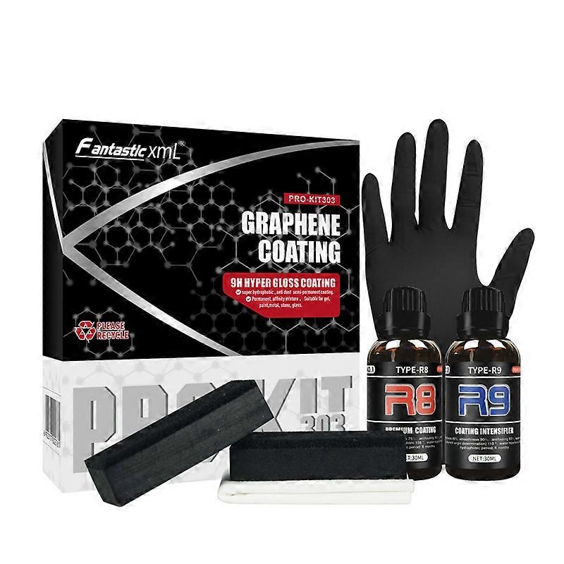 Graphene Ceramic Coating Kit Hydrophobic Protective Car Refurbishment ...
