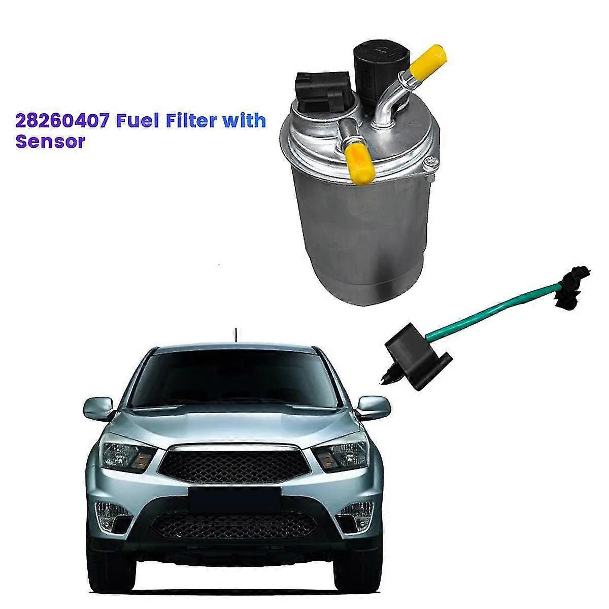 28260407 Fuel Filter with Sensor for Actyon Sports Korando Rodius 2010 ...
