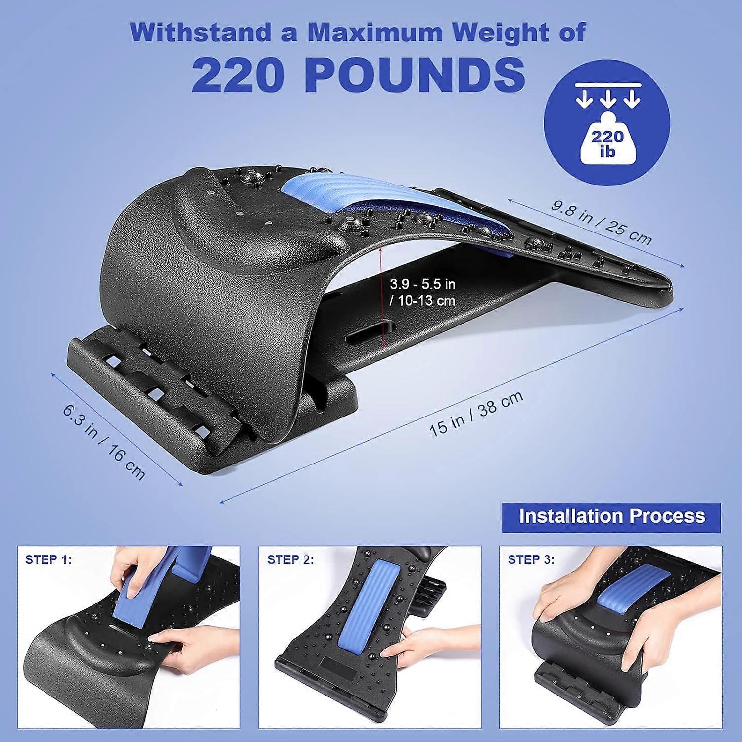 Neck Extender for Neck Pain Relief - Adjustable Shoulder and Back ...