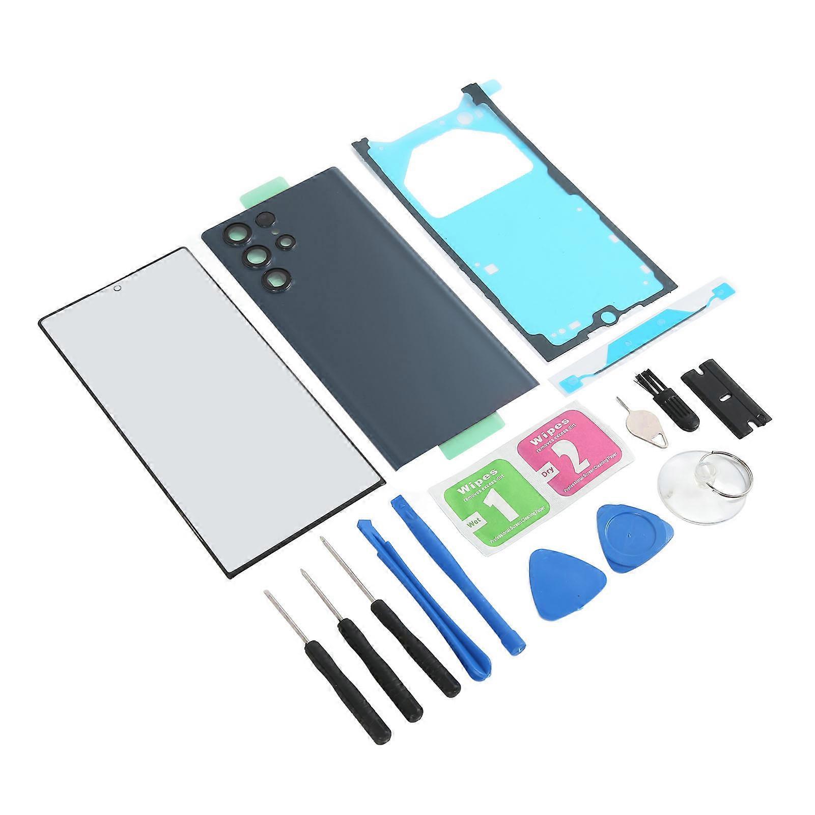 Rear Glass Cover Front Outer Screen Glass Cover Replacement with ...