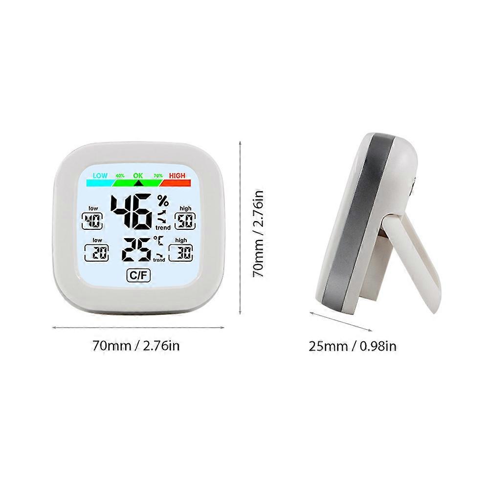 Indoor Electronic Hygrometer & Thermometer Digital Temperature Humidity ...