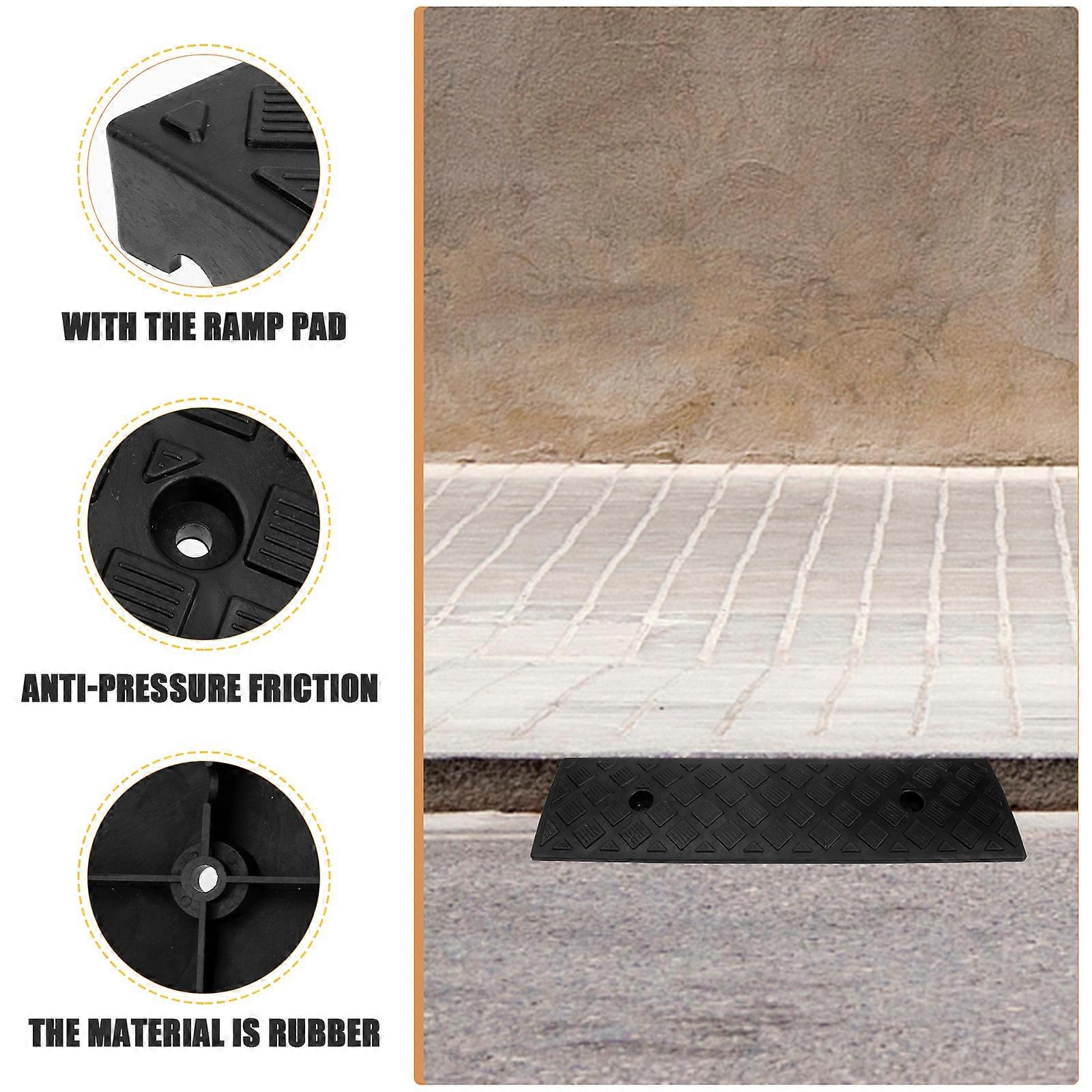 Rubber Curb Ramps Threshold Ramp Slope Ramp for Driveway Car Motorcycle ...