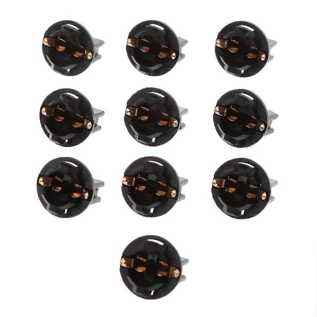 10 Pack T10 Car Light Socket Twist Lock Wedge Instrument Panel Light ...