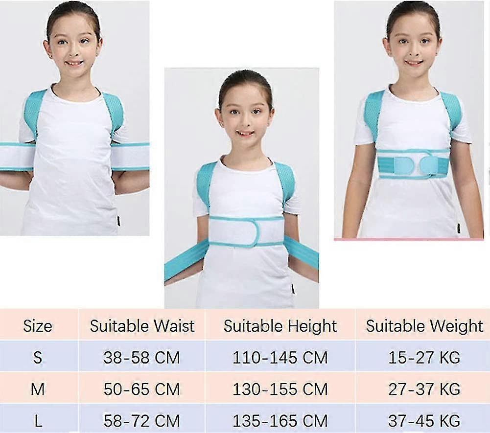 Adjustable Child Posture Corrector, Back Support Band Children ...