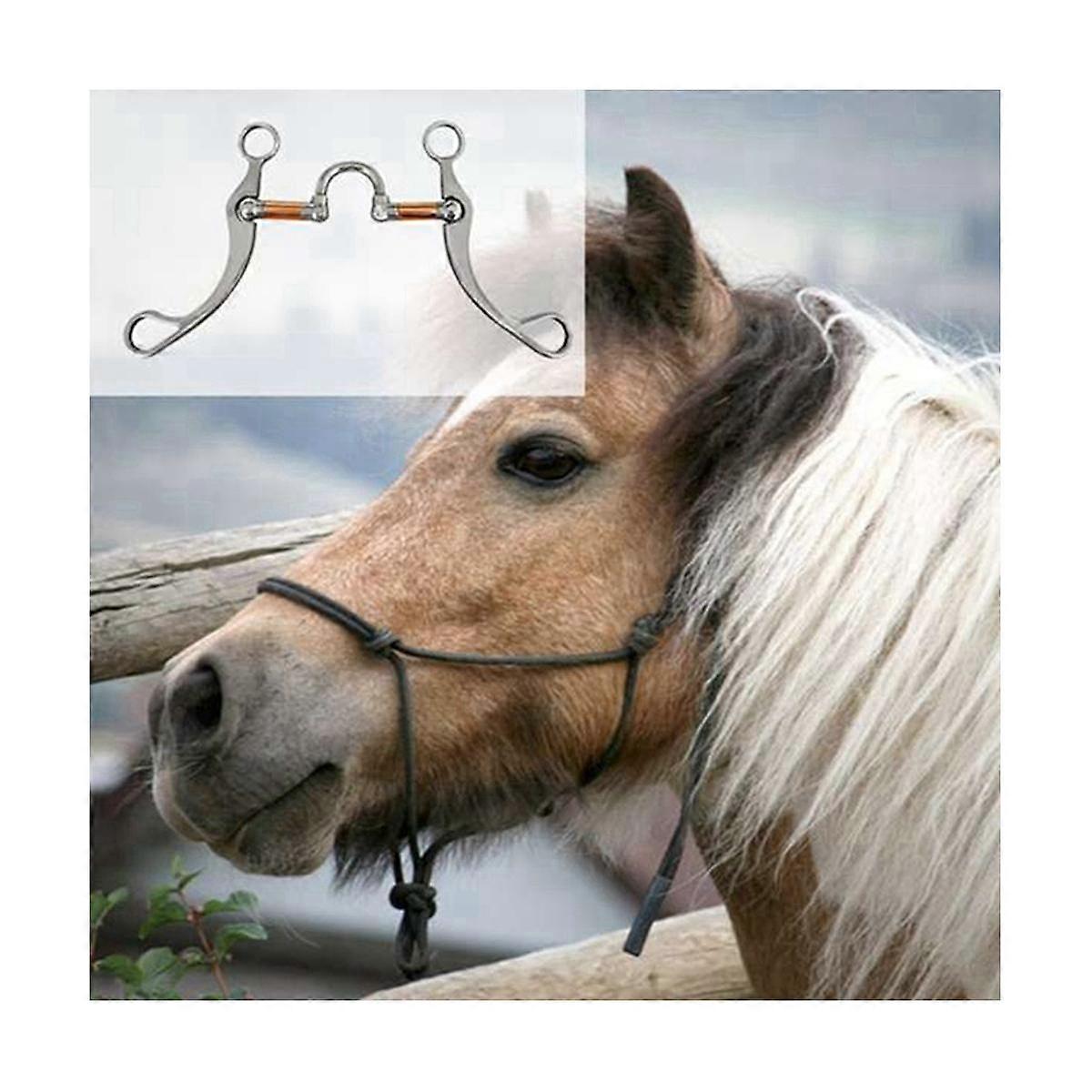 Stainless Steel Snaffle Bit Horse Bits Western Snaffle Bits for Mouth ...