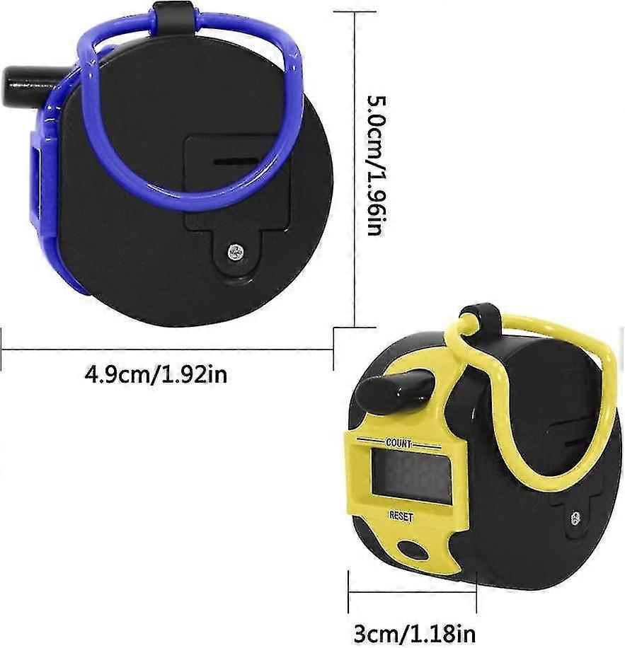 4 Pcs Electronic Counters - 5 Digit Counts Led Screen, Mechanical ...