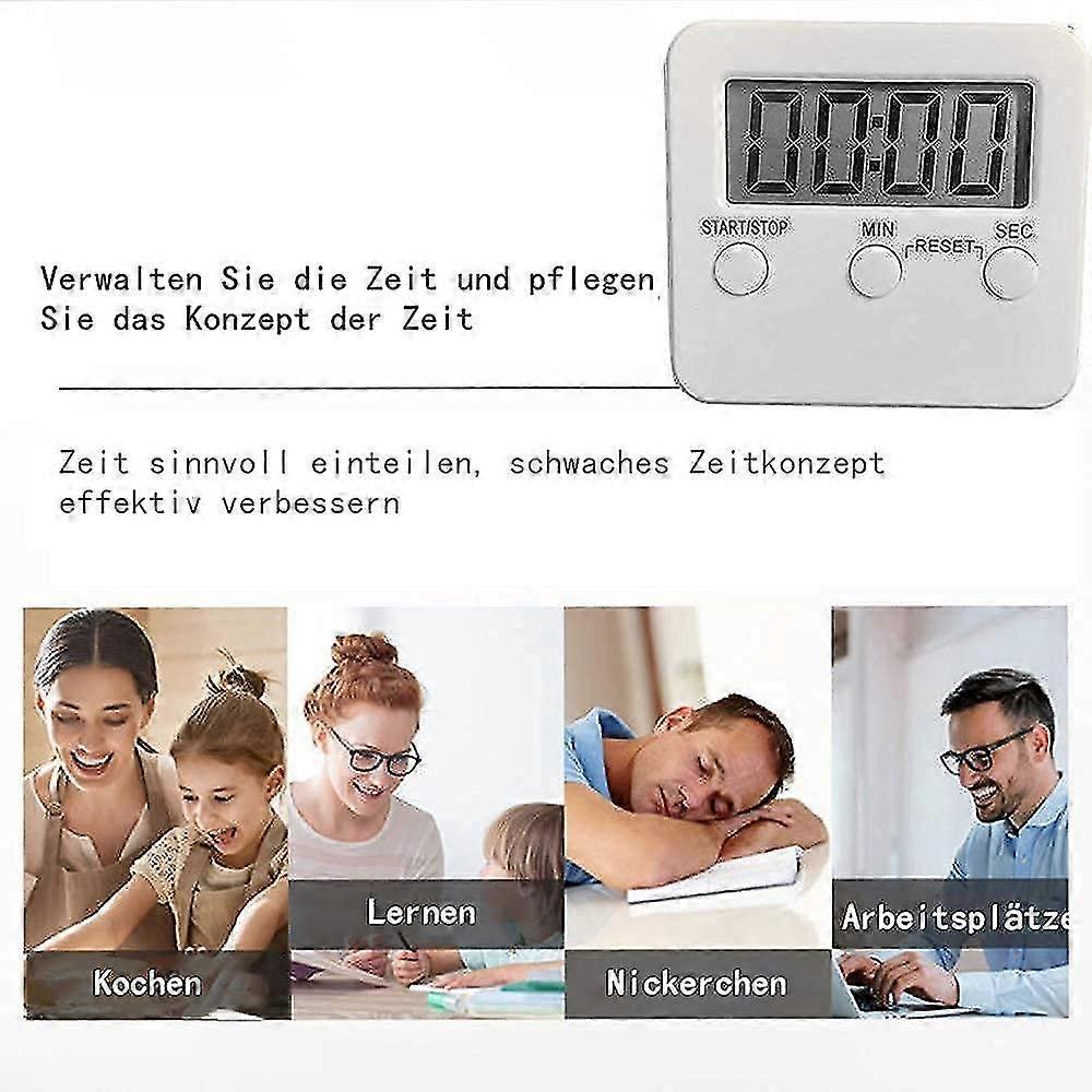 Egg Timer With Loud Alarm And Large Display,magnetic,sleep Alarm ...