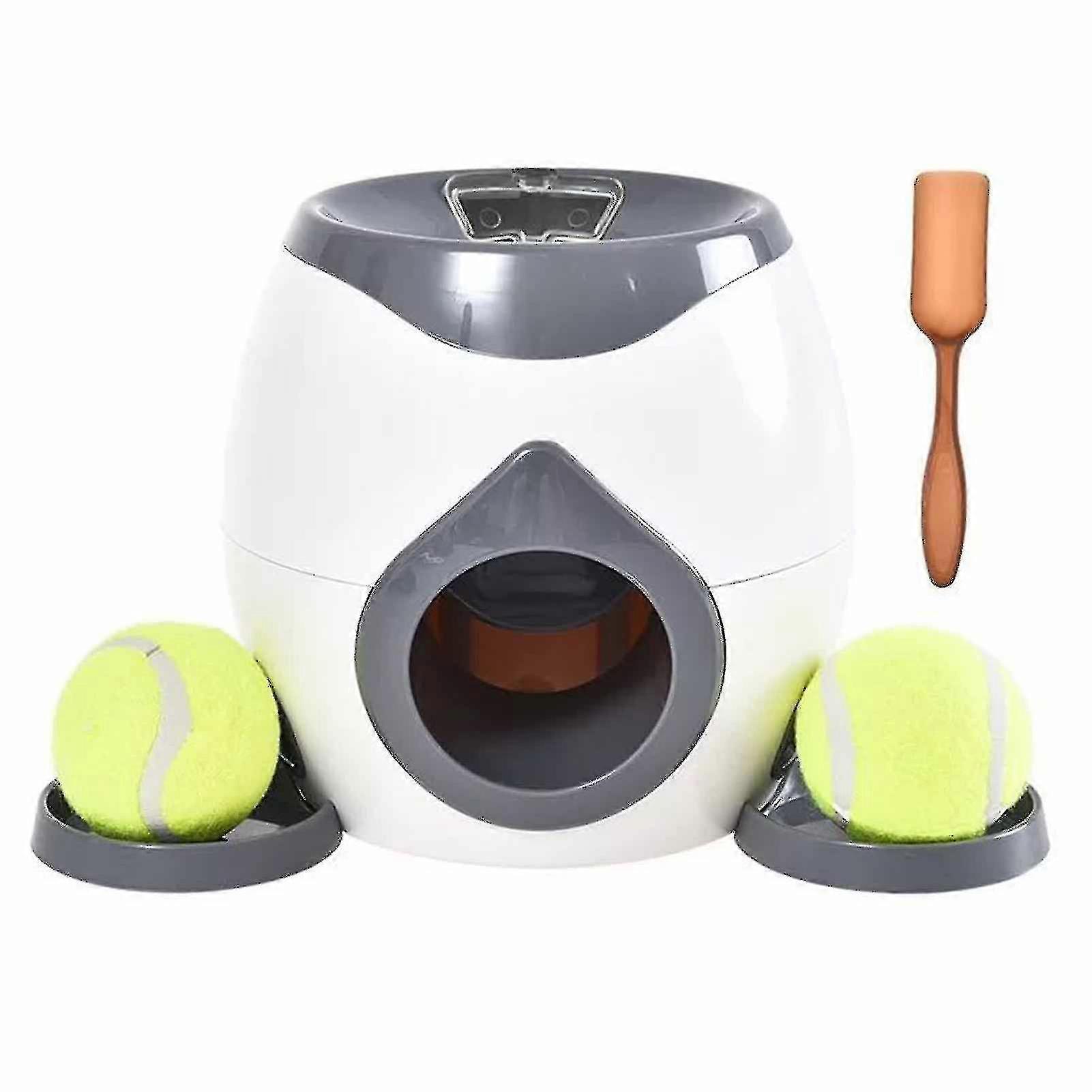 Dog Automatic Tennis Ball Launcher Food Reward For Interactive Training ...