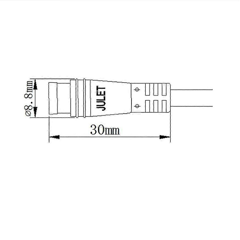 Electric Bicycle Extension Cable 3 Pin Male To Female Waterproof Cable ...