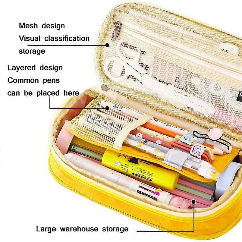 Angoo Large Capacity Pencil Stationery Bag | Fruugo UK