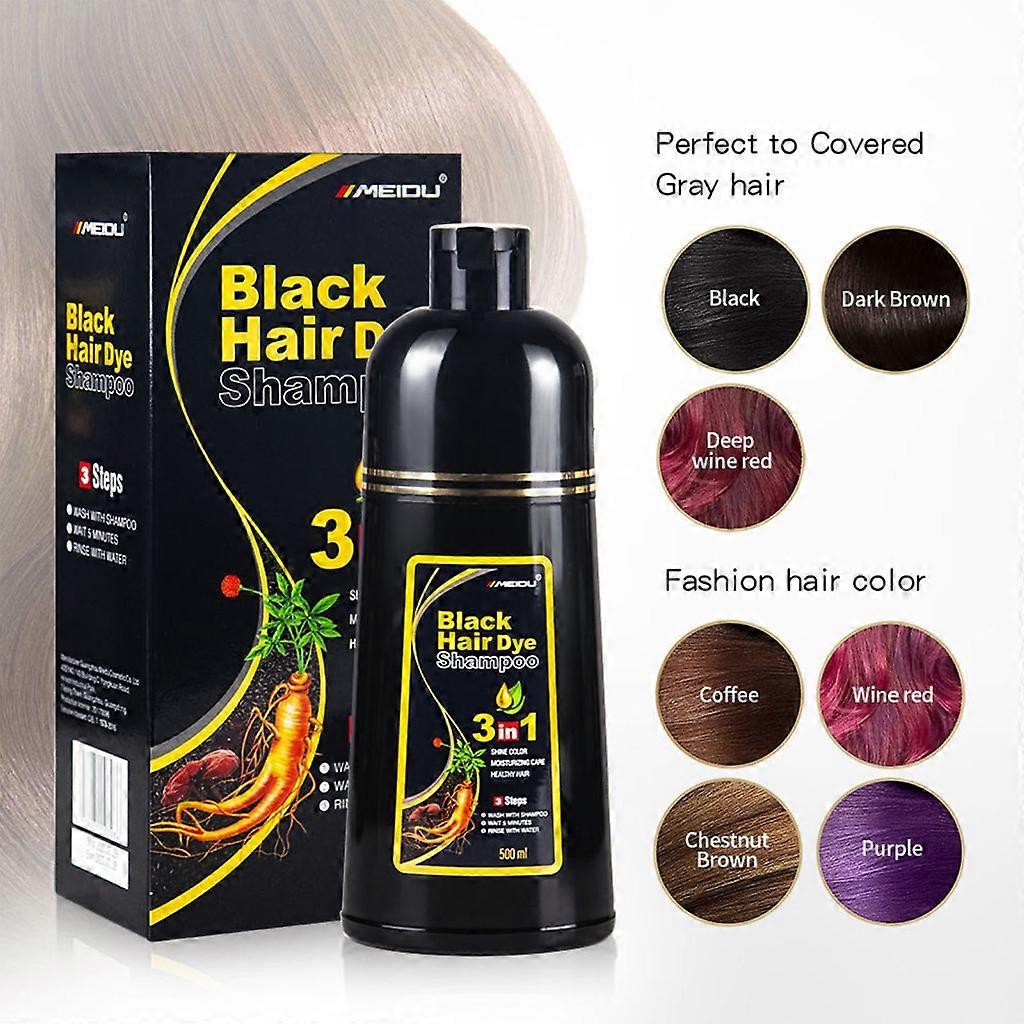 Hair Color Shampoo Hair Dye Shampoo Colors Hair in Minutes for Women ...