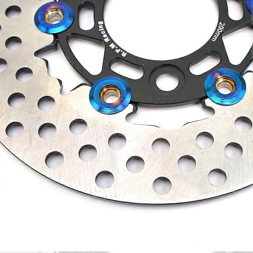 RPM 200 Brake Disc Caliper Set with Bracket Adapter Floating Disc Rotor ...