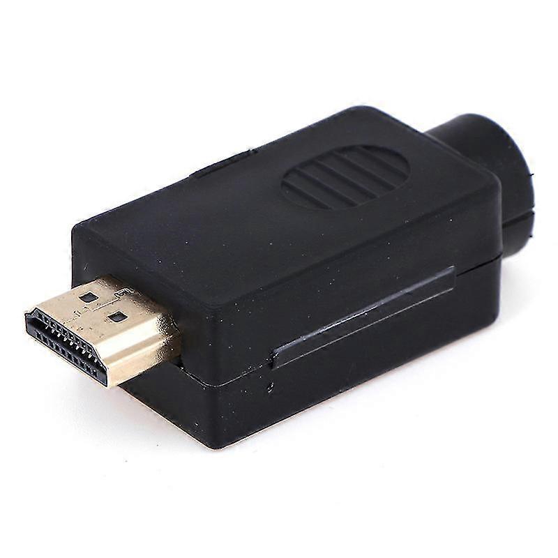 Hdmi Male 19p Plug Breakout Terminals Solderless Connector With Cover ...