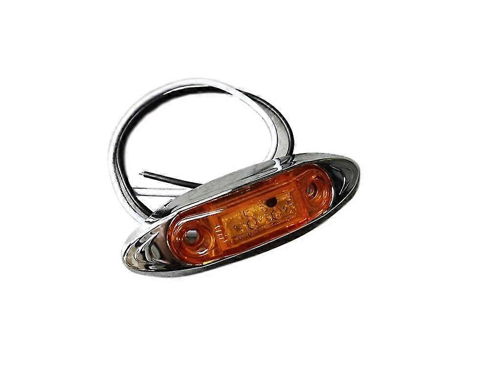 10x 12v Amber LED Side Marker Lights Clearance lights 12v Car Truck ...