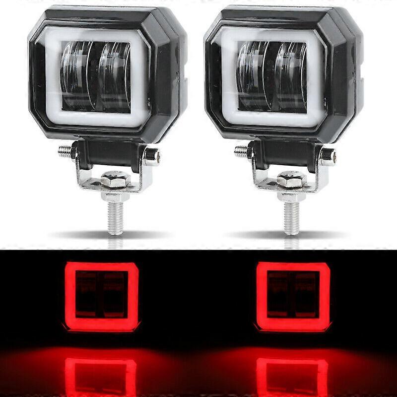 2pcs 3inch 12V 24V 6000K LED Work Light Bar Spot Driving LED Headlights ...