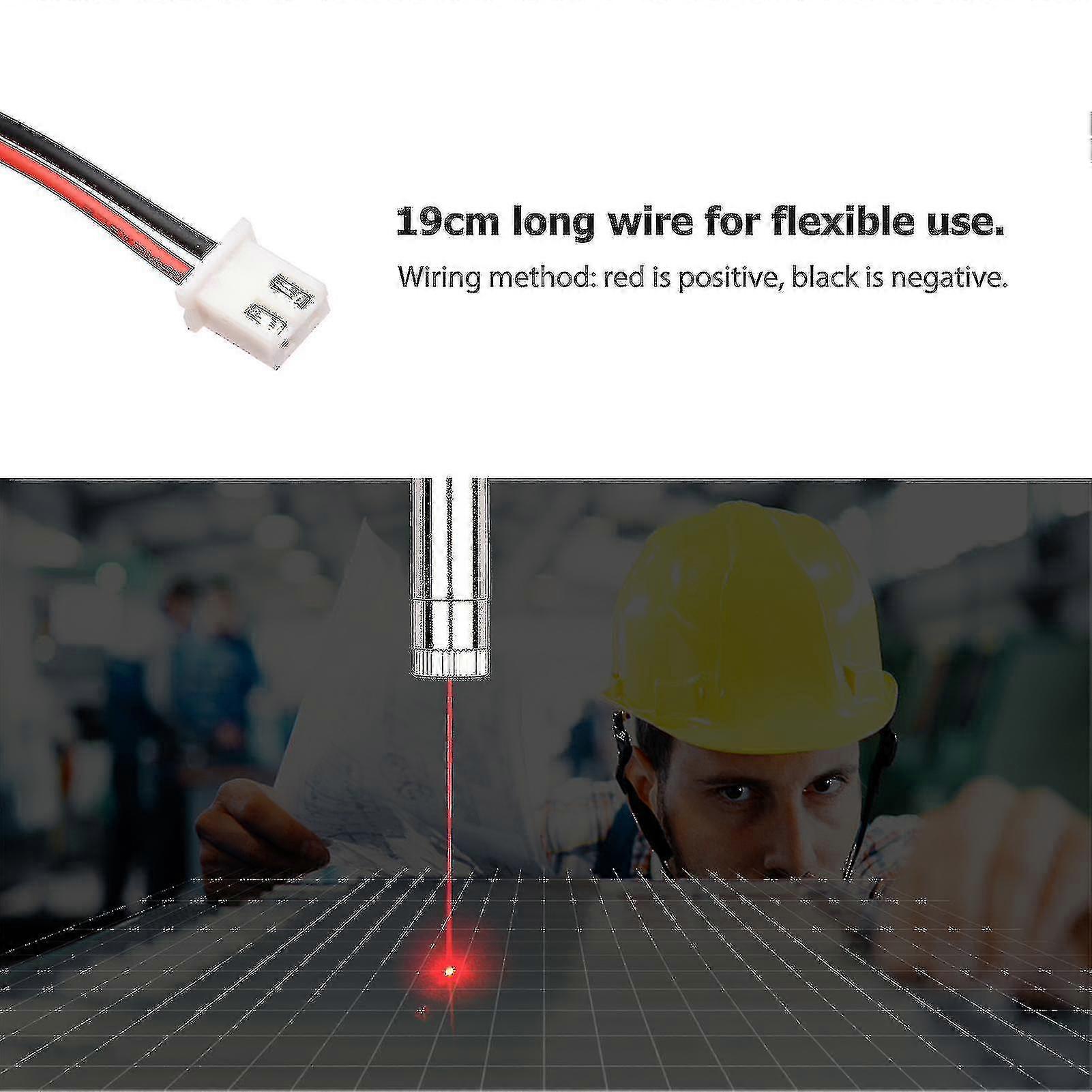 650nm 250mw Red Laser Line Locator Laser Head Cnc Engraver Focusing ...