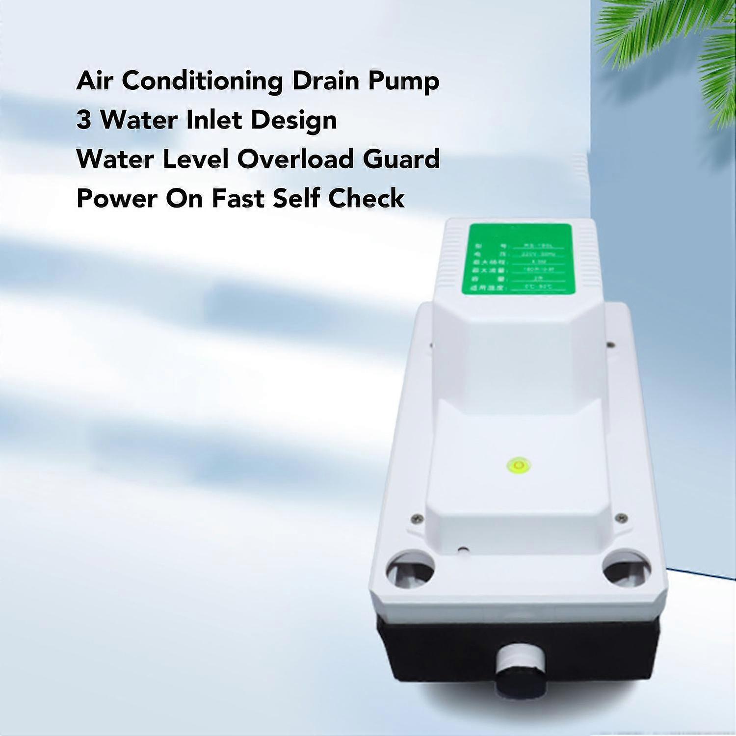 Silent Air Conditioning Drain Pump 180L/h Condensate Lifting Pump for 1 ...
