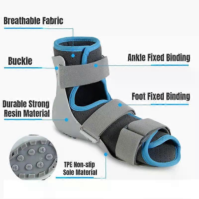 Medical Ankle Injury Orthopedic Support Brace Adjustable Foot Wrap ...