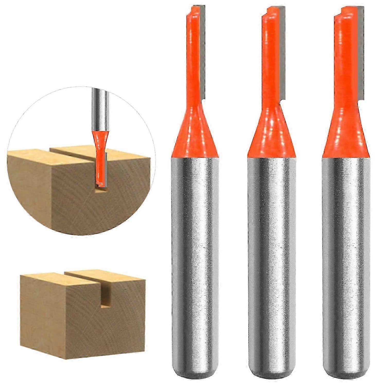 3pcs 8mm Shank Grooving Cutter, Wood Cutter,3mm,4mm,5mm (3) | Fruugo UK