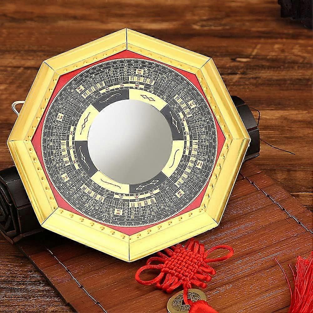 Bagua Mirror, Traditional Chinese Feng Shui Mirror Convex Concave Mirror Exorcism Amulet Mirror ...