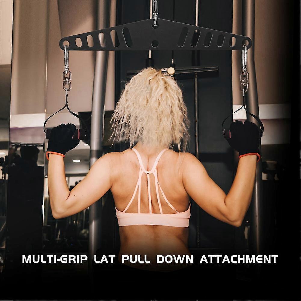 Multi-Grip LAT Pull Down Bar for Home Gym Fitness Spreader | Fruugo UK