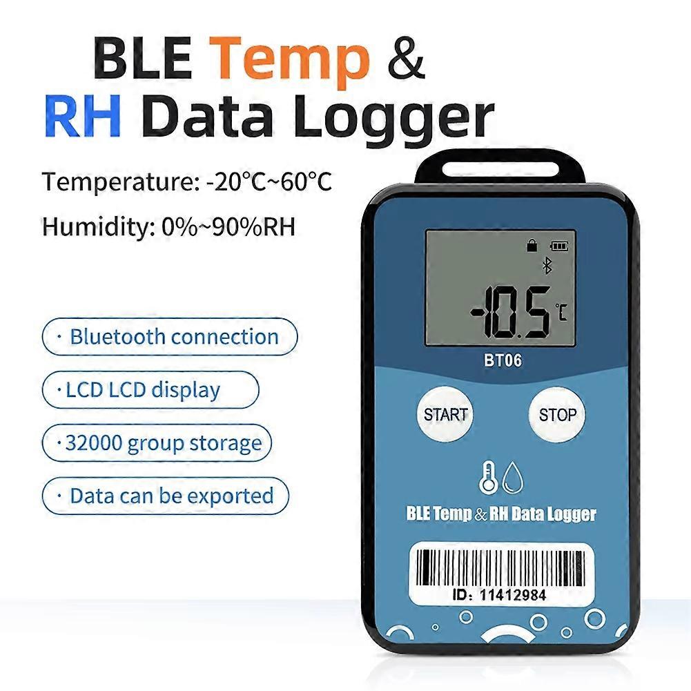 BT06 Mini Humidity Temperature Data Logger Digital 32000 Point Internal ...
