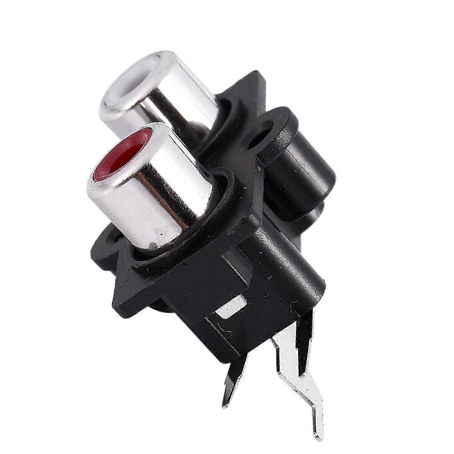 5-Piece Stereo Audio Video RCA Female Connectors with PCB Mount and 2 Position Jacks | Fruugo UK