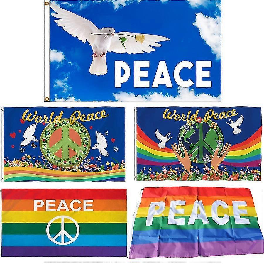 Drapeau de la paix, Drapeau du symbole de la paix de la colombe de la ...