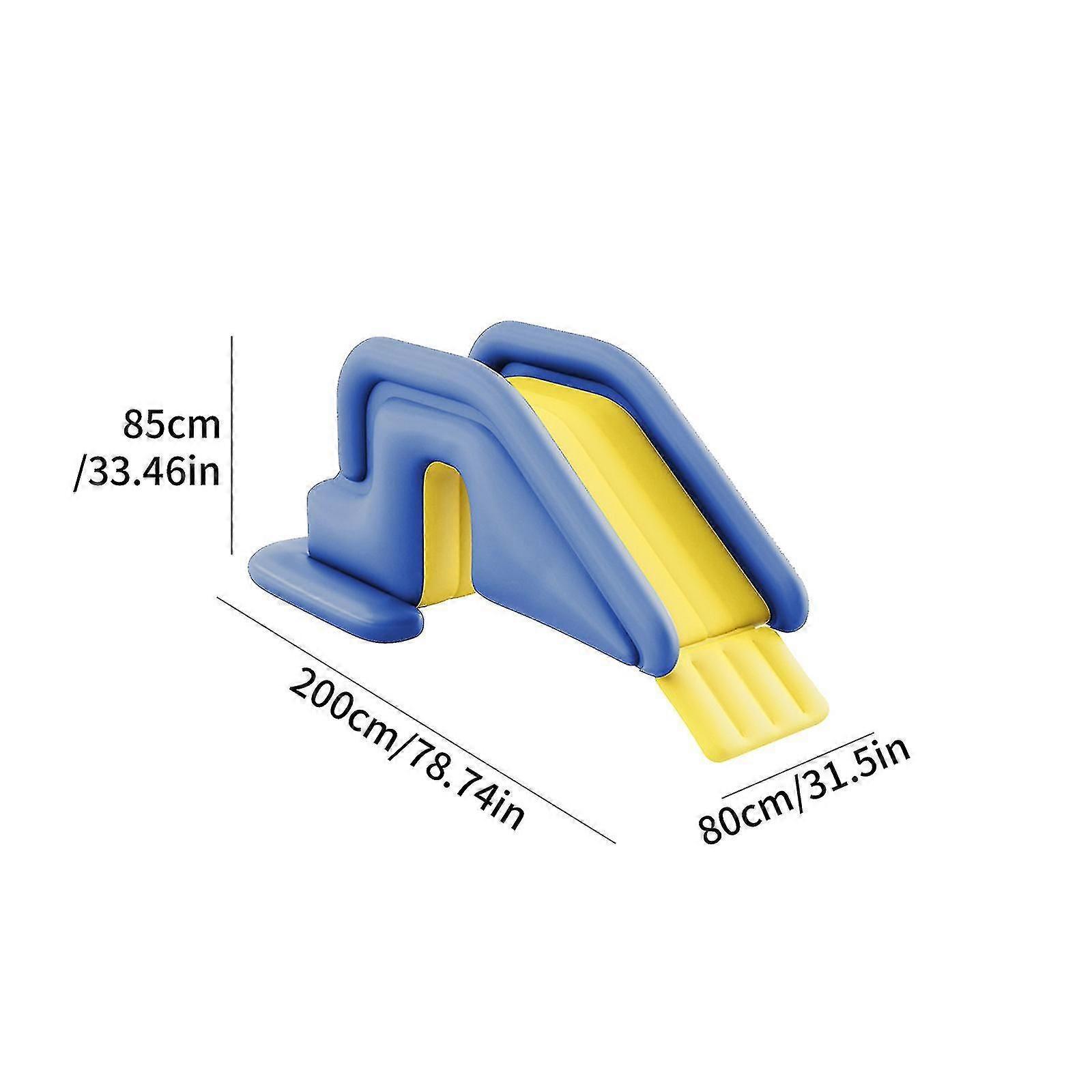 Uppblåsbar vattenrutschbana för pool, barn utomhus stänk lek rutschkana ...