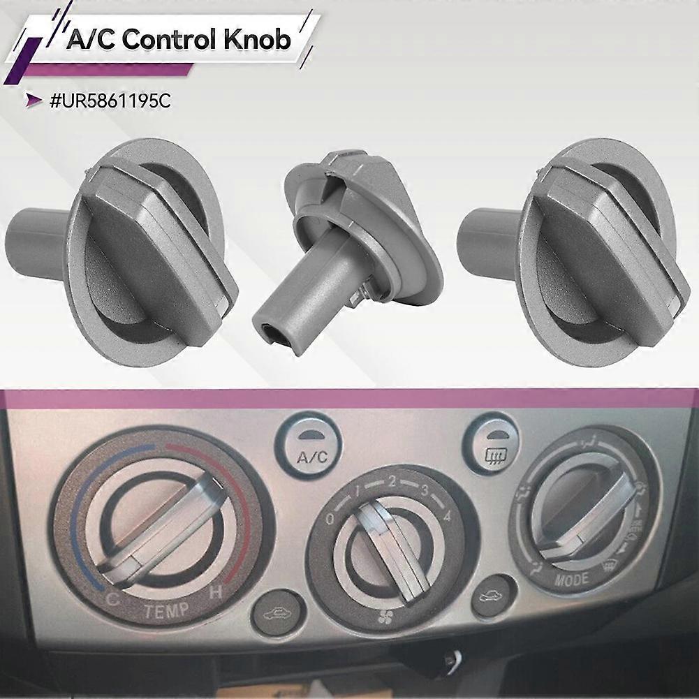 3PCS A/C Control Knob Universal Heaters Fan Speed Control Knob for Home ...