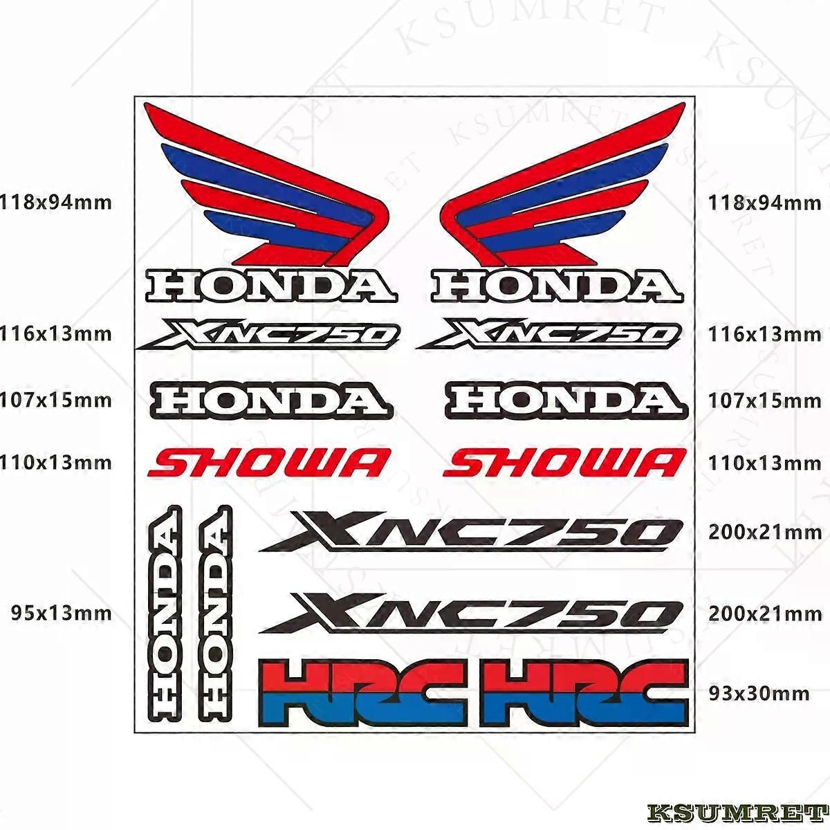 Vinyl For Honda NC750X Logo Sticker Motorcycle Sticker Tank Decals Kit ...