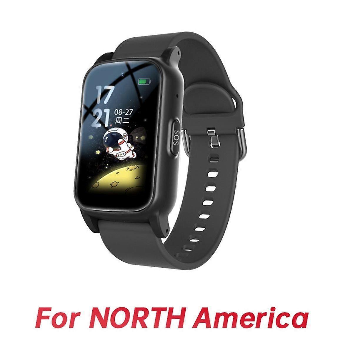 4G Elderly Smart Watch with GPS,SOS,Fall Detection Emergency Support,AI ...