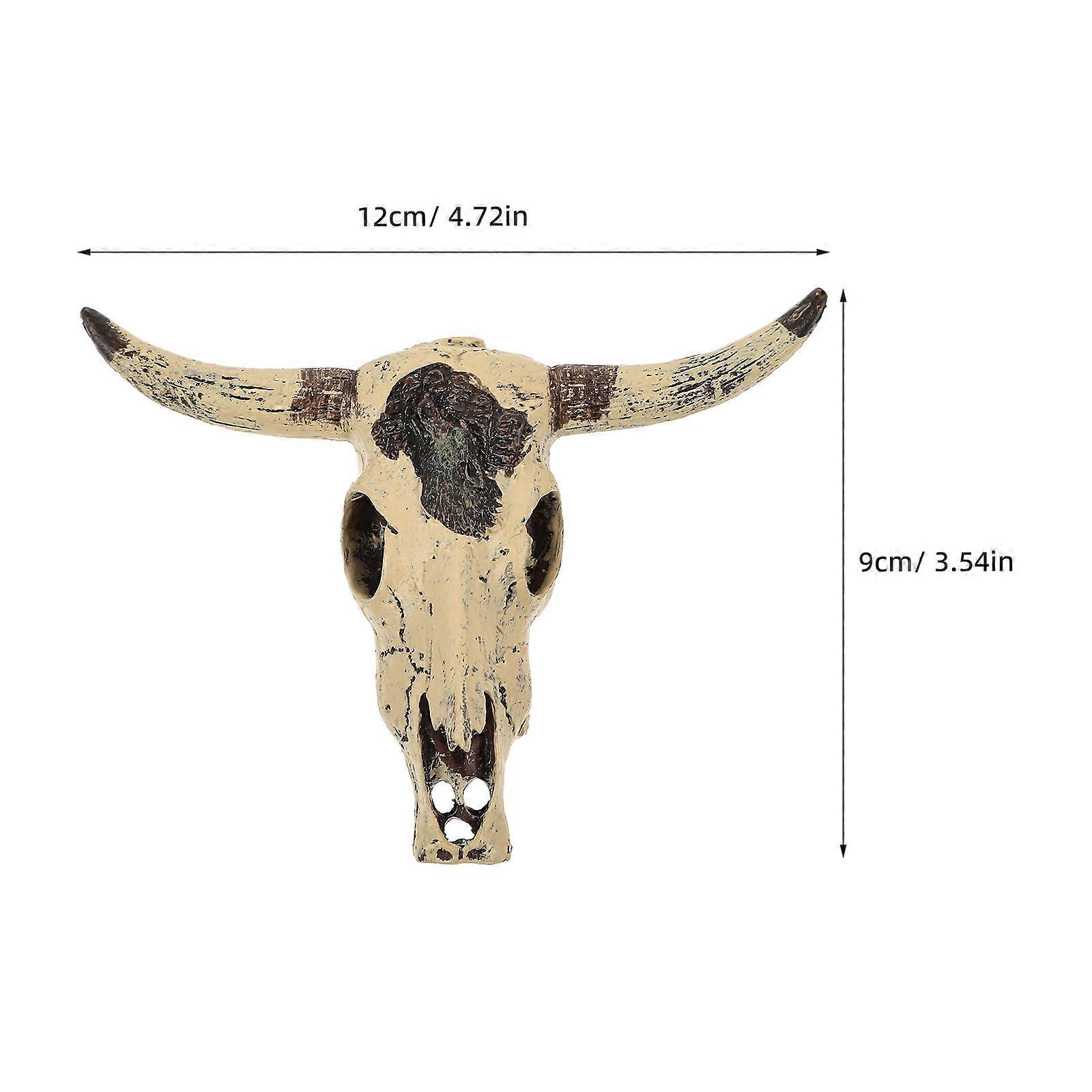 Aquarium Resin Decor Cow Skull Model for Decor Fish Tank Decoration ...
