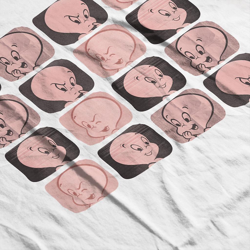 Casper The Friendly Ghost Facial Expressions Pattern Women's Vest ...