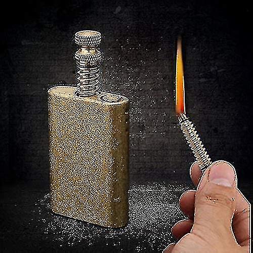 Permanent Match, Cool Pipe Lighter Fluid Refillable, Copper Vintage Trench Lighters, Creative ...