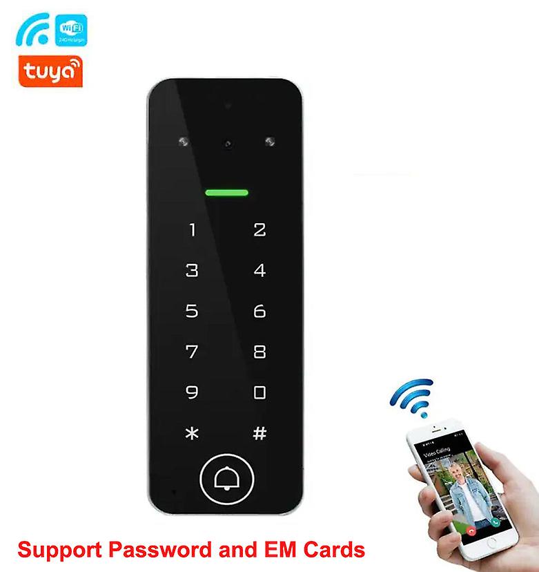 Ip65 Waterproof Wifi Tuya App Remote Keypad Rfid Card Control System Smart Video Door Phone ...