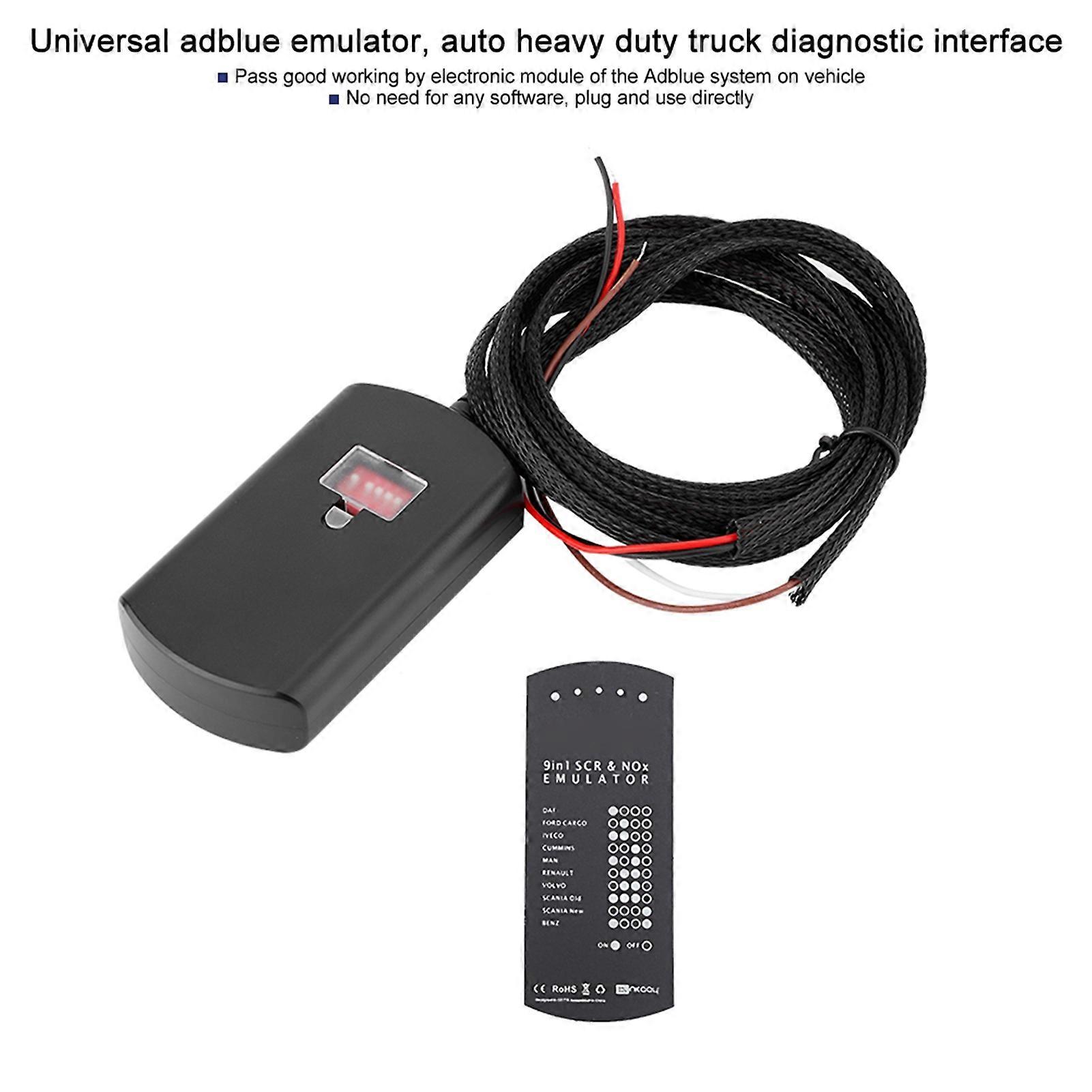 9 in 1 OBD2 AdBlue Emulator System Box for Mercedes MAN Scania Iveco ...