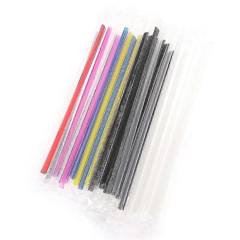 Disposable Individually Packaged Juice Straw Thin Straw | Fruugo UK