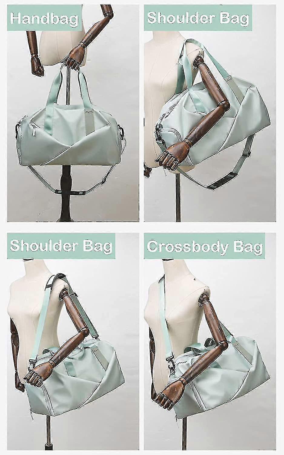 Gym Bag For Women Small Travel Bag With Shoe Compartment Duffle Bag For ...