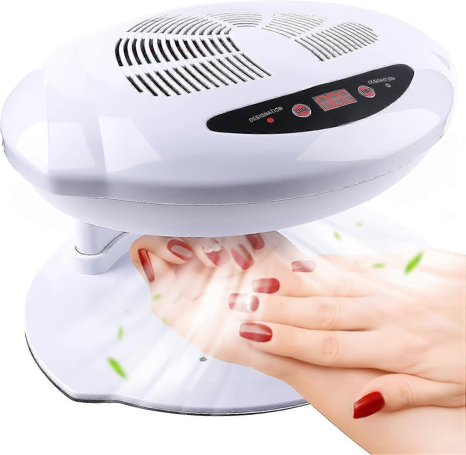 Air Nail Dryer, 400W Air Nail Fan Blow Dryer for Nail Polish ...