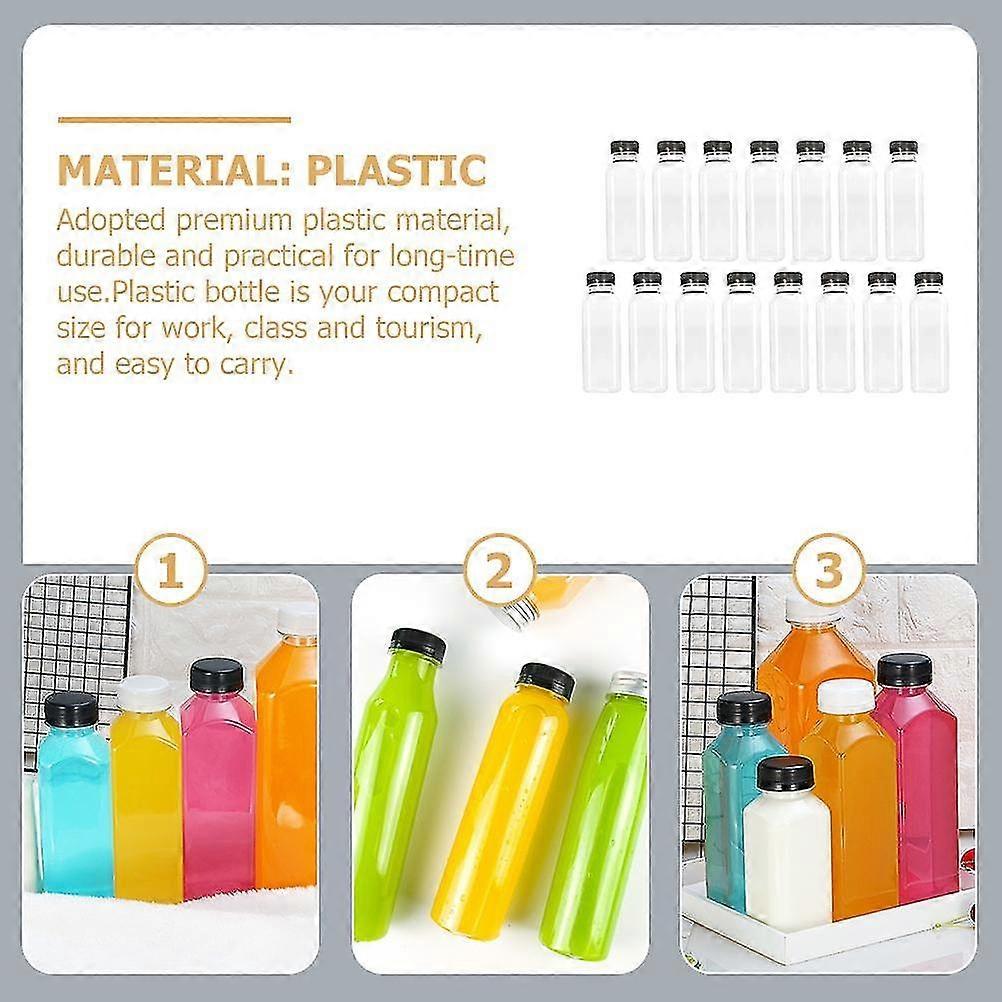1015pcs Empty Storage Bottles Bulk Beverage Containers Plastic Beverage ...