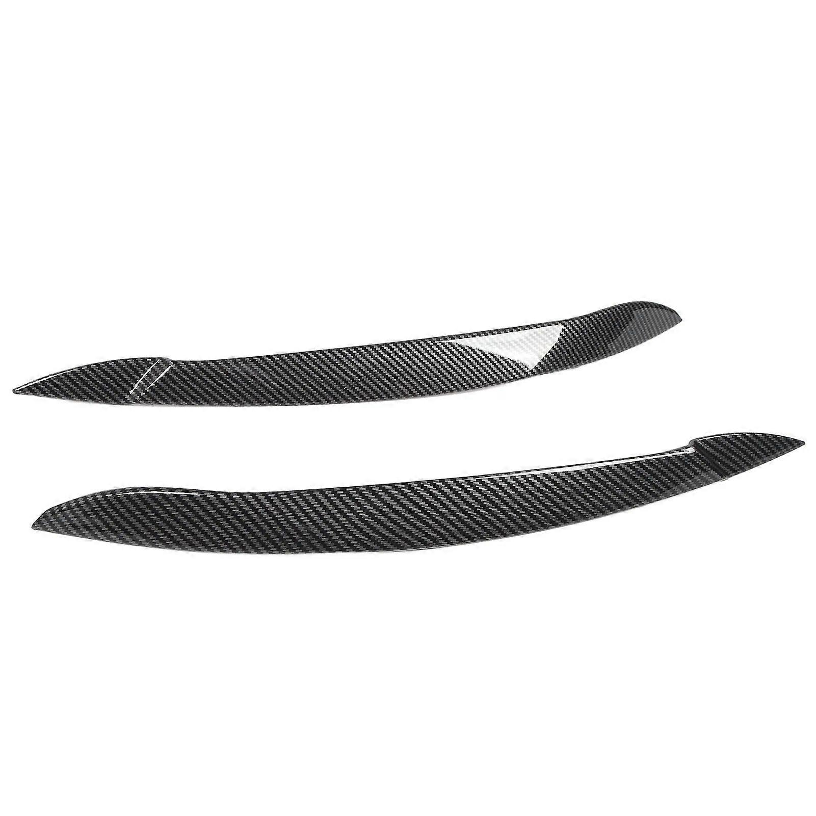 1 Pair Headlight Eyebrow Left Right Fade Proof Front Headlight Eyelid ...