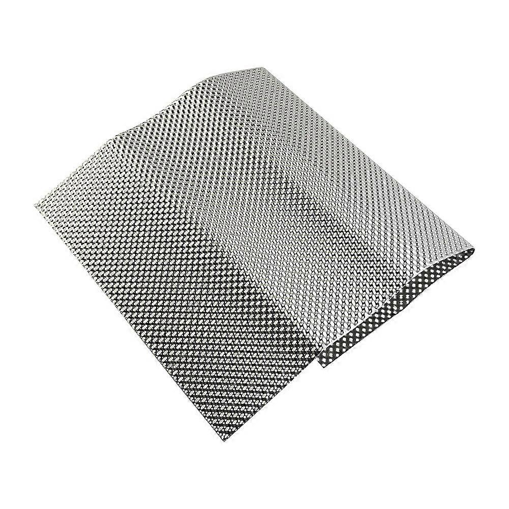 Embossed Aluminum Heat Shield Heat Shield Firewal Fuel Tank Silver ...