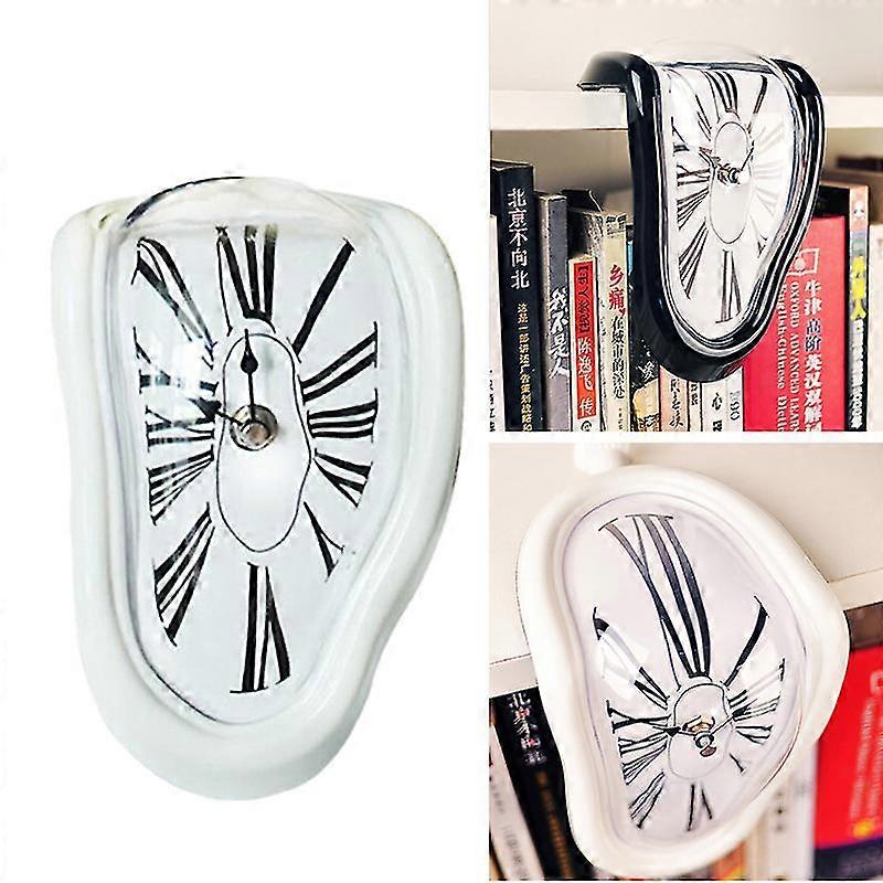 Surreal Distorted Clock 175*115*145mm Silent Scanning Melting Watch ...