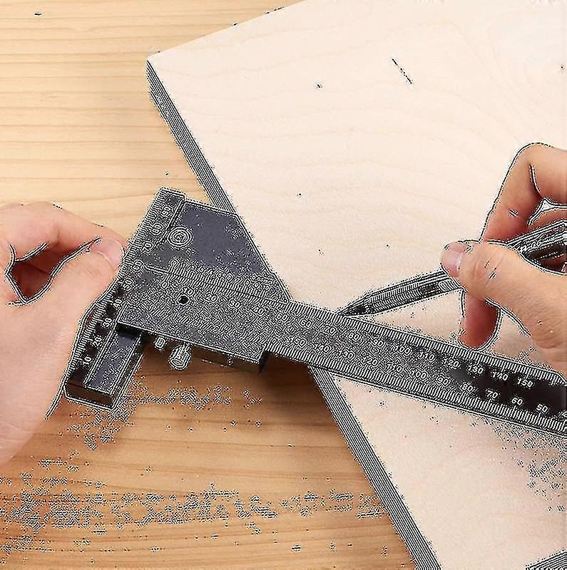 Woodworking T Ruler Carpenter's Angle Ruler Marking Ruler ...