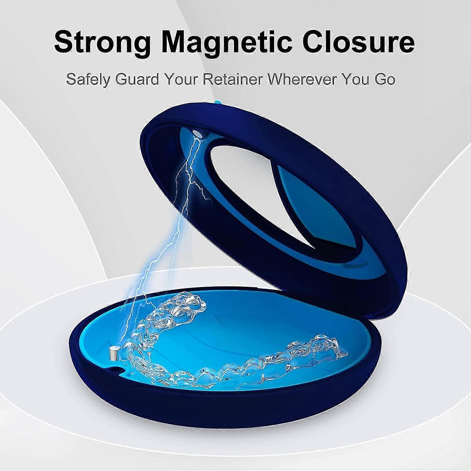 Retainer Case, Slim Aligner Case With Vent Holes And Mirror Compatible ...